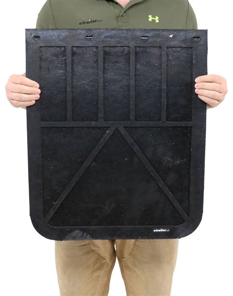 Buyers Products Mud Flaps Black Rubber 20 Wide X 24 Tall X 14