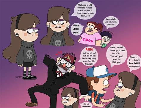 Goth Mabel Gravity Falls Funny Gravity Falls Au Gravity Falls Comics