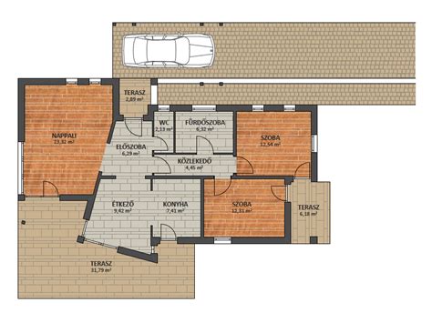 Anna Családiház Típusterv 102 M2