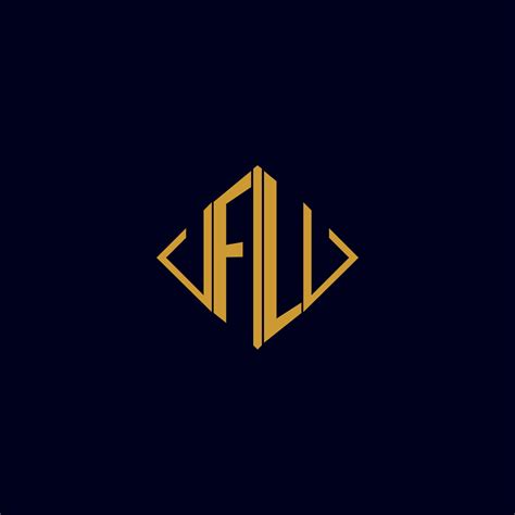 Fl Initial Monogram Square Logo Design Ideas 22573908 Vector Art At