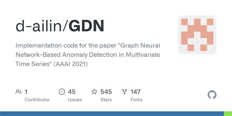 GitHub D Ailin GDN Implementation Code For The Paper Graph Neural Network Based Anomaly