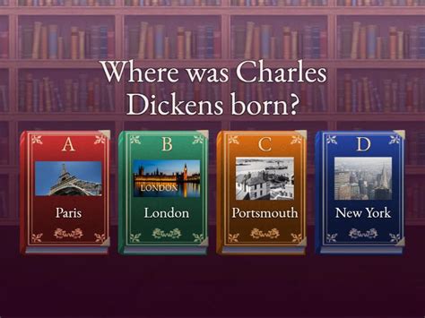 Charles Dickens Cuestionario