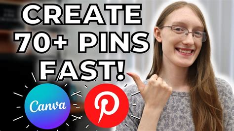 How To CREATE PINS FAST Using Canva Pinterest Marketing Canva Tutorial YouTube