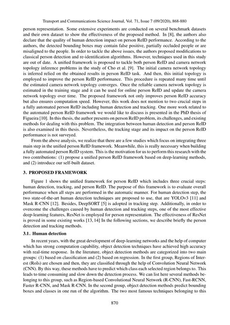 A Unified Framework For Automated Person Re Identification
