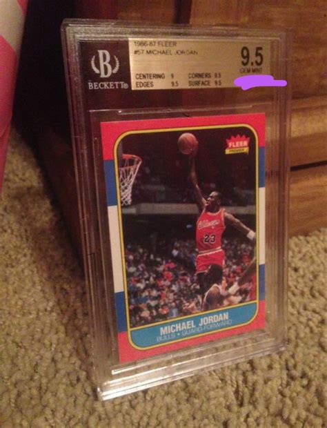 Michael Jordan Rookie Card Value Soaring 1986 87 Fleer
