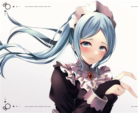 Safebooru 1girl Blue Eyes Blue Hair Bridal Gauntlets Fire Emblem Fire