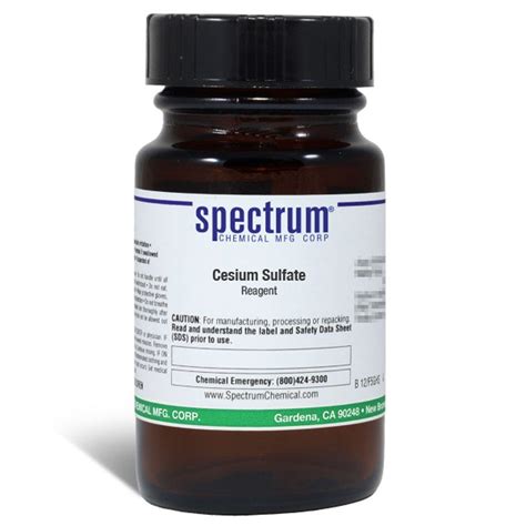 Cesium Sulfate Reagent Adva Tech Group Inc