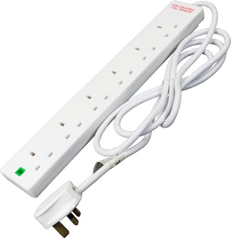 STATUS Multi Plug Extension Socket Extension Cable M Extension Lead A Surge Protected