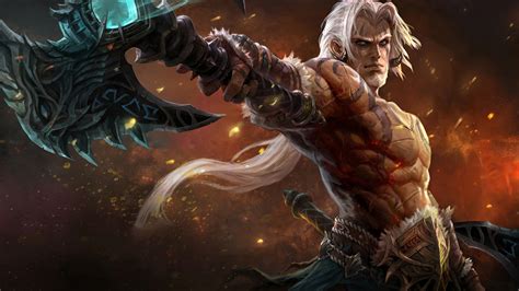 2560x1440 Warrior White Hair Man 1440p Resolution Hd 4k Wallpapers