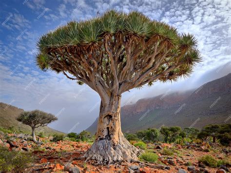 Premium Photo Dragons Blood Tree On Socotra Island Yemen