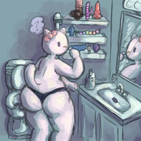 Rule 34 Anal Beads Animal Dildo Animal Sex Toy Anthro Ass Bathroom
