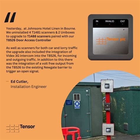 Tensor Plc On Linkedin Tensorplc Accesscontrol Security Installation