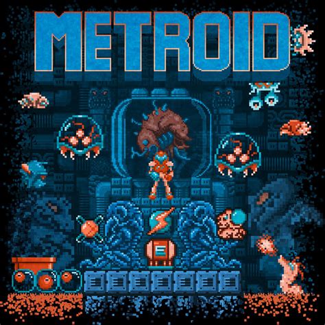 Metroid Retro Wallpaper