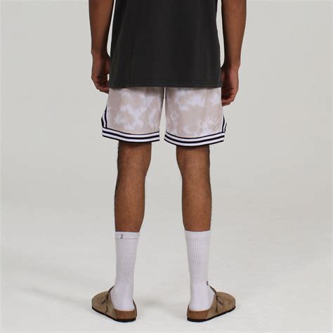 Craven Tie Dye Mesh Short Khaki S Lira Clothing Permanent Store