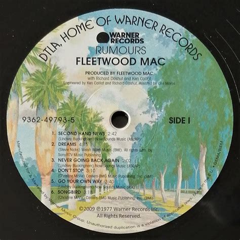 Buy Fleetwood Mac Rumours Lp Album Re Rp Online For A Great