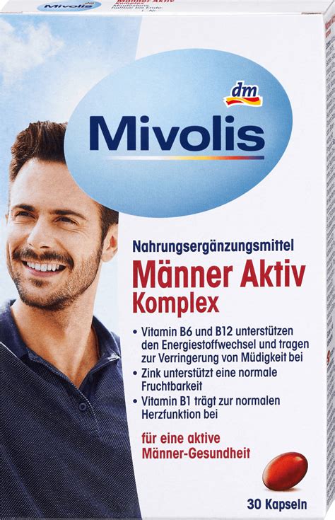 Mivolis Kapsle S Komplexem Pro Aktivní Muže 26 G Nakoupit Výhodně
