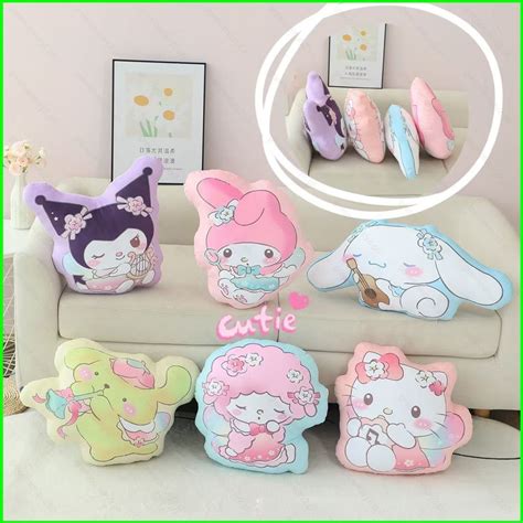 Yg Sanrio Kuromi Hello Kitty Cartoon Cute Pillow Home Sofa Cushion Bedhead Backrest Office