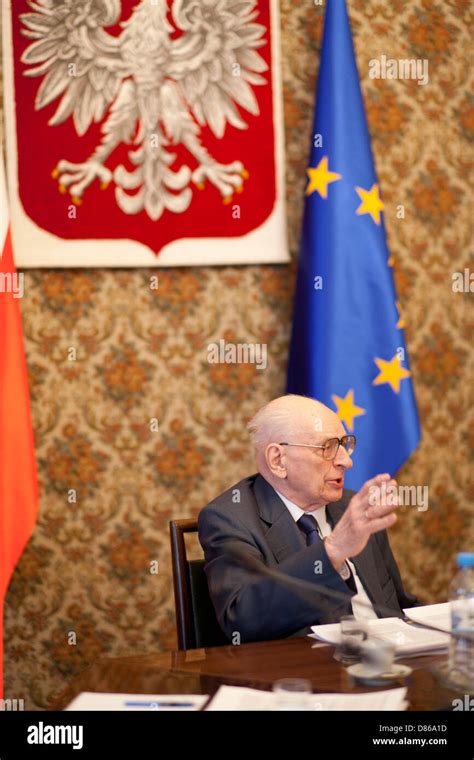 Wladyslaw Bartoszewski Special Adviser To The Polish Prime Minister And Former Polish Minister