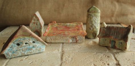 Medieval Clay Village Etsy