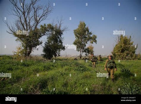 Militäraktion Im Süden Israels Jerusalem Jan 13 2016 Israeli