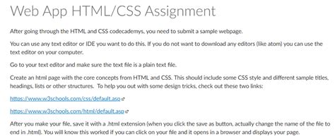 Solved Web App Htmlcss Assignment After Going Through The