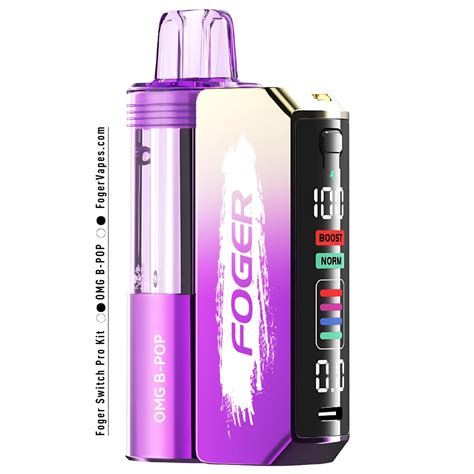 Omg B Pop Foger Switch Pro Kit 30k Puffs