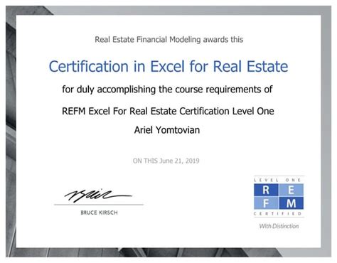 Refm Certificate Ppt