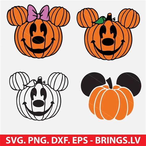 Mickey Mouse Pumpkin Head Svg