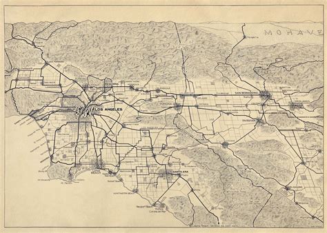 Old Maps Of Los Angeles
