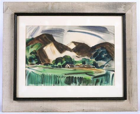 Richard Yip Mid Century Watercolor 3866640690