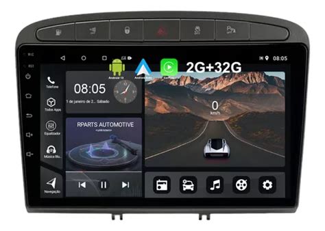 Kit Central Multimidia 9 Polegadas Android Peugeot 308 408 Frete Grátis