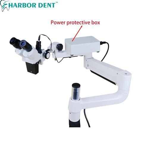 5watt Led Dental Binocular Microscope Rotatable For Dentists Dental Lab