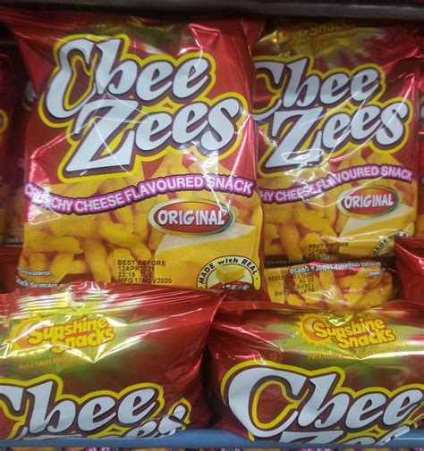 Jamaican Sunshine Snacks Chee Zees Snack 45g Pack Of 6 Or 12 From