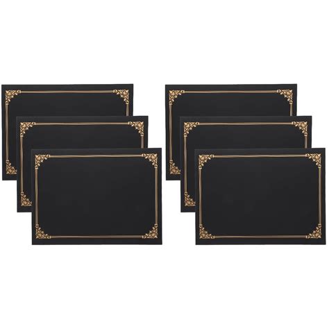 Hemoton 6 Pcs Certificate Cover Decorative Certificate Holder