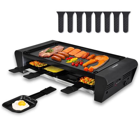 Tamarit Raclette Table Grill For 8 2 In 1 Raclette