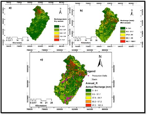 Maps Of Makutupora Basin Generated From Wetspass Model Indicating