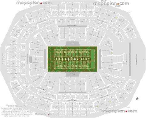 Atlanta Mercedes Benz Stadium Seating Chart Plan Seating Plan For Falcons Football With Exact
