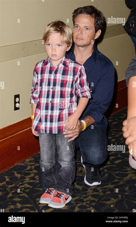 Scott Wolf Son Jack Wolf At The Ringling Bros And Barnum And Bailey Presents Legends Held At