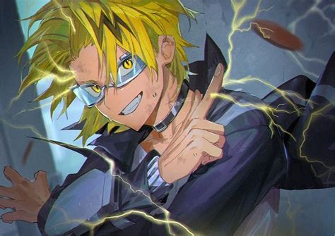 Kaminari Denki My Hero Academia Villain Kaminari Fanart Villian