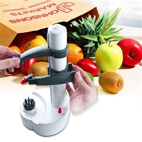 The Fruit Bot Electric Fruit Peeler Machine Grey Technologies