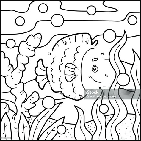 Permainan Angka Titik Ke Titik Ilustrasi Stok Unduh Gambar Sekarang