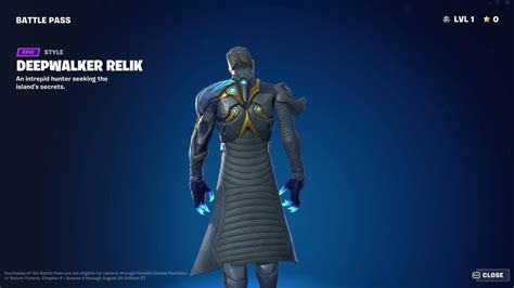 Deepwalker Relik In Fortnite Chapter 4 Season 3 Battle Pass Fortnite