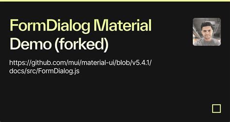 Formdialog Material Demo Forked Codesandbox Formdialog Material Demo Forked Codesandbox