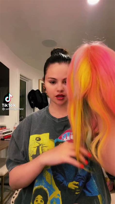 Selena Gomez Blue Hair