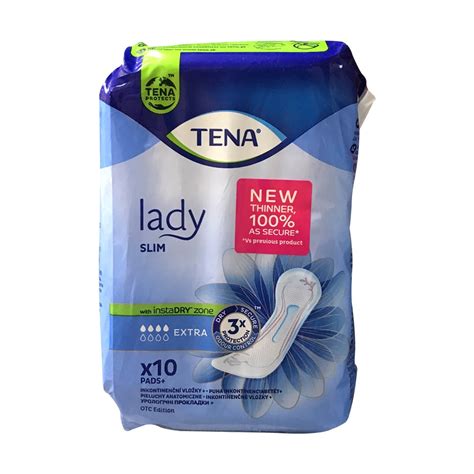 TENA LADY SLIM EXTRA 6X10P | DEFACTOFIT.com