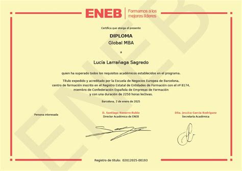 Contenta De Comenzar Este Año 2025 Como Licenciada En Global Mba