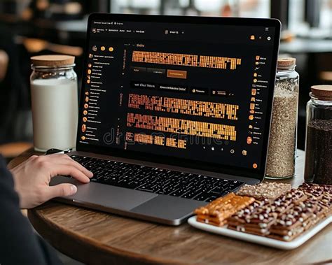 Cafe Laptop Data Analysis Stock Image Image Of Decision 366018131