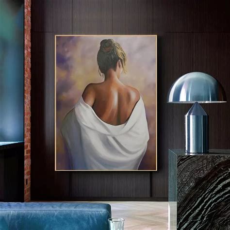 Quadro Mulher Nua Estilo Pintura