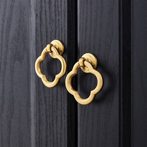 Gold Brass Knobs Pulls Furniture Knobsbrass Knobs Cabinet Etsy