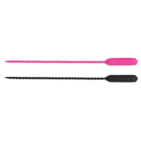 Long Vibrating Silicone Vibrating Urethral Sound Bdsm Sissyloving